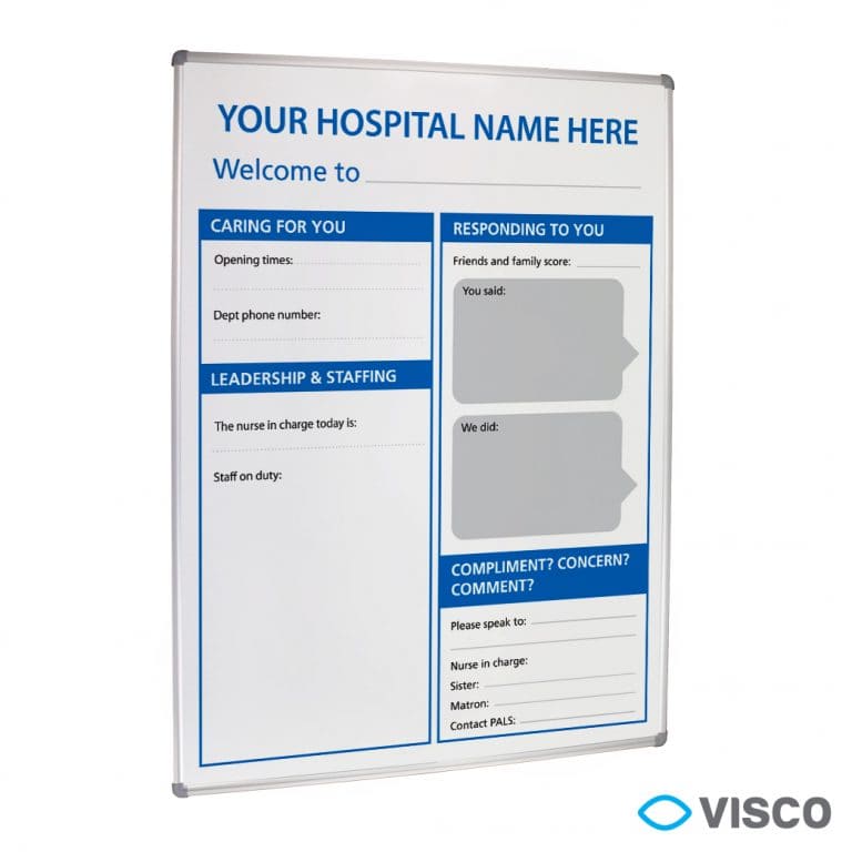 Hospital Nurse Details Whiteboard - Visco