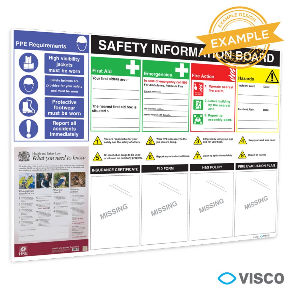 H&S Information Board - Visco