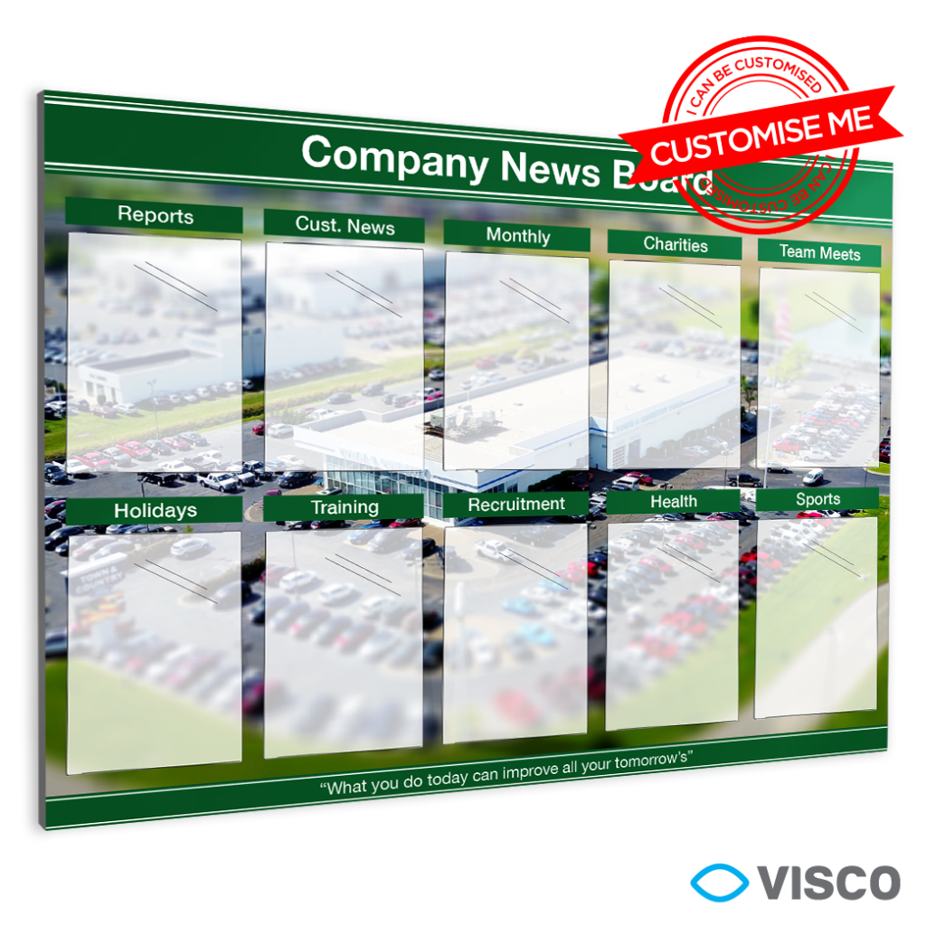 Printed Visual Management Boards - Experts in Visual Management